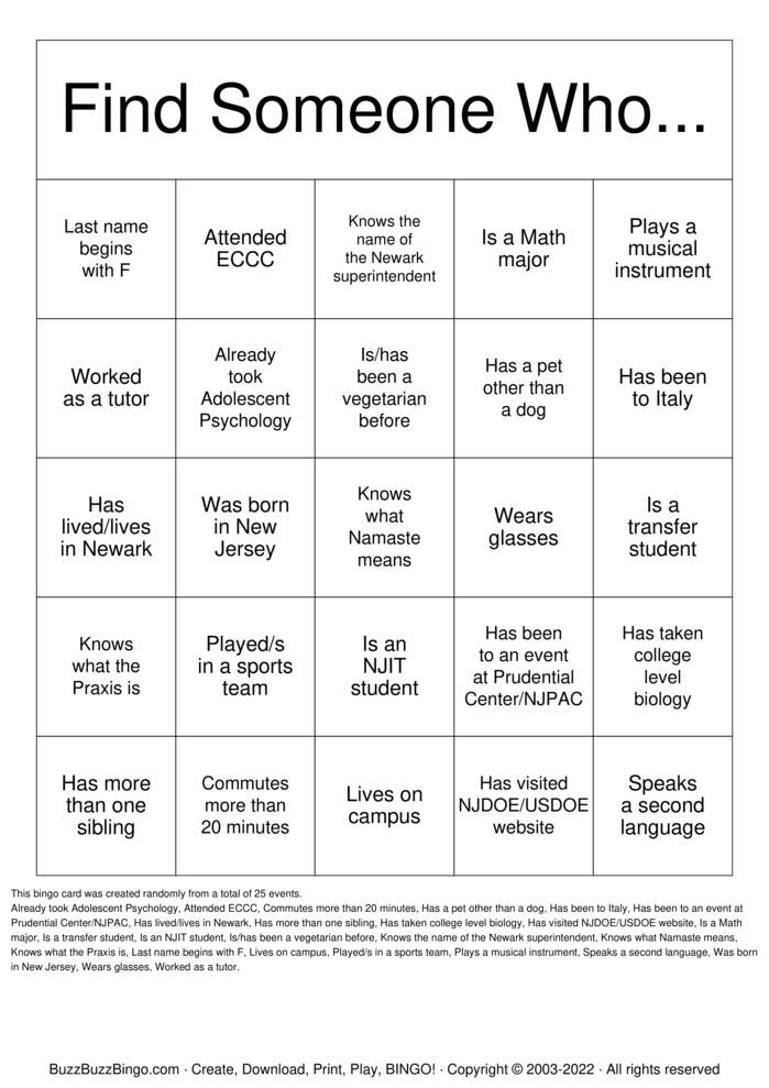 Custom Bingo Cards to Download, Print and Customize!