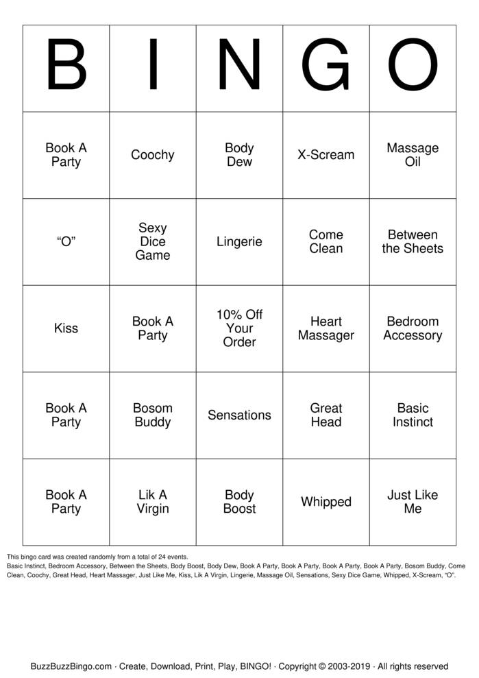 PURE ROMANCE Bingo Cards to Download, Print and Customize!