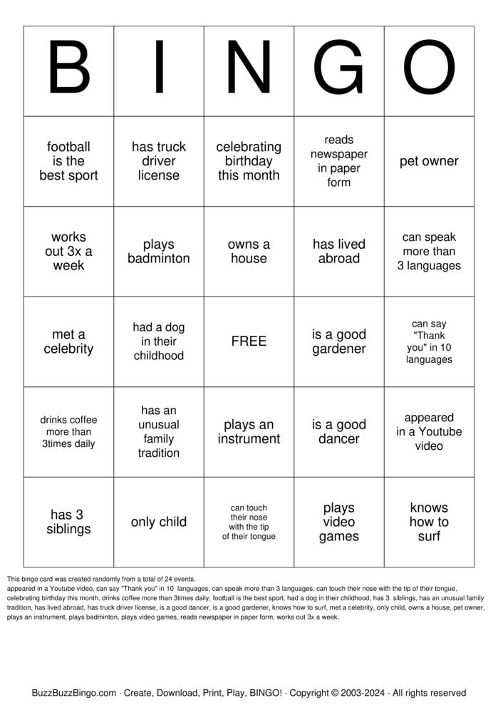 Meet Me Bingo Bingo Cards to Download, Print and Customize!