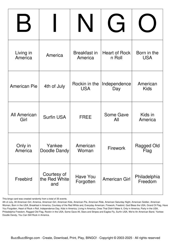 Custom Bingo Cards to Download, Print and Customize!