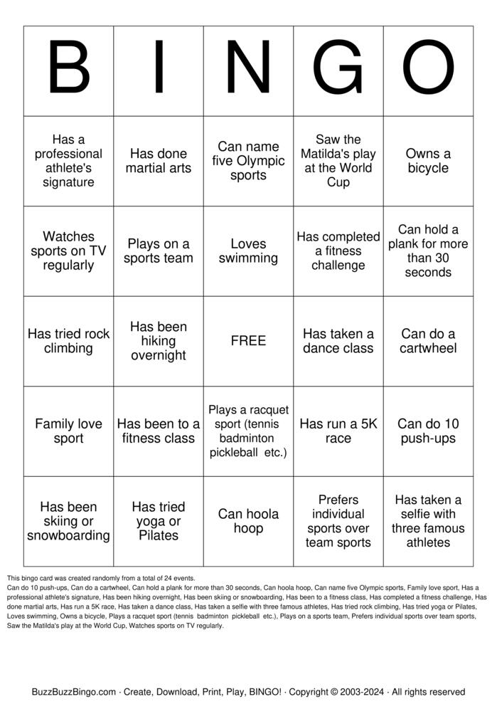PASS Bingo Cards to Download, Print and Customize!
