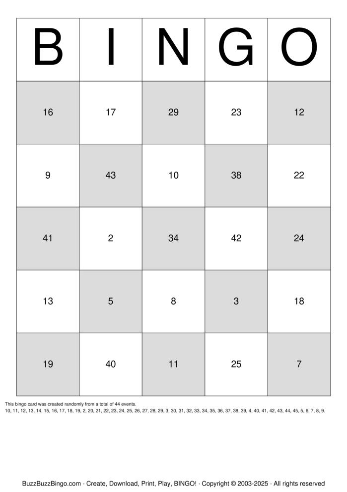 Numbers 1-100 Bingo Cards to Download, Print and Customize!