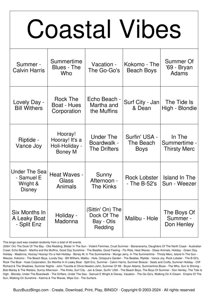 Custom Bingo Cards to Download, Print and Customize!