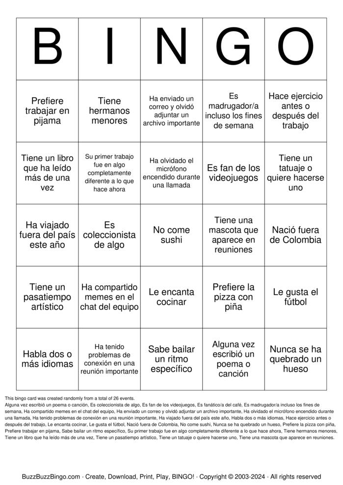 Retrospective Bingo Cards to Download, Print and Customize!