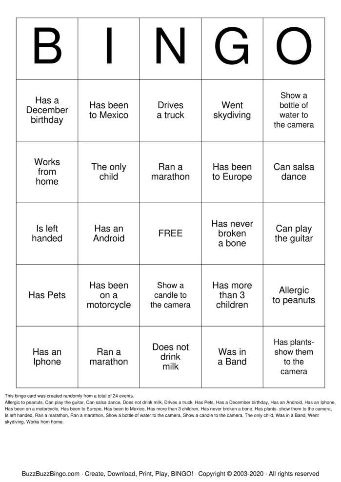 Retrospective Bingo Cards to Download, Print and Customize!