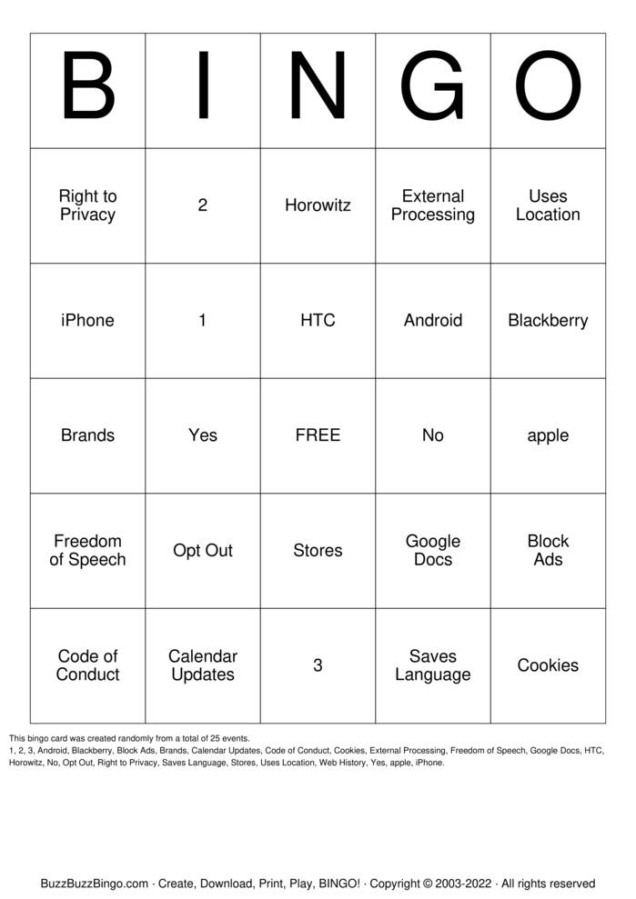 Pubic Lice Bingo Cards to Download, Print and Customize!