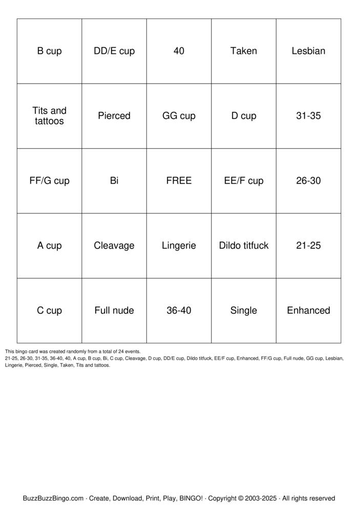 Custom Bingo Cards to Download, Print and Customize!