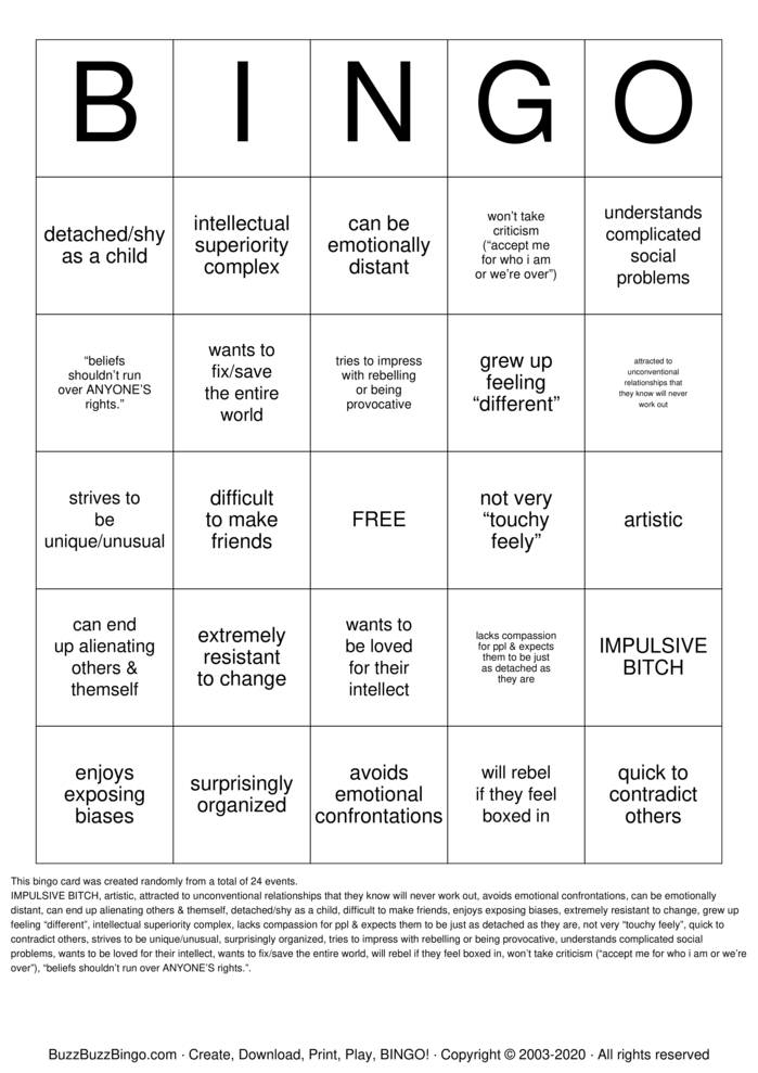 virgo Bingo Cards to Download, Print and Customize!