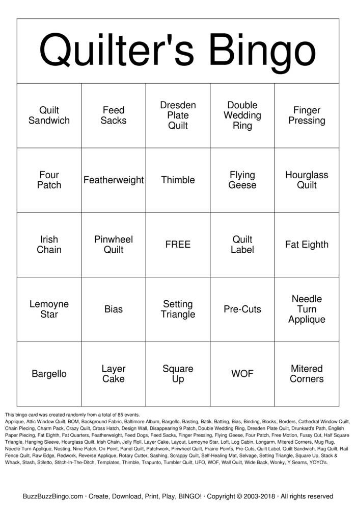 Custom Bingo Cards to Download, Print and Customize!