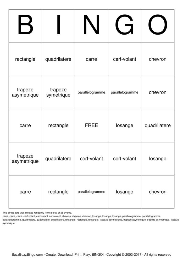 Math Bingo Cards to Download, Print and Customize!