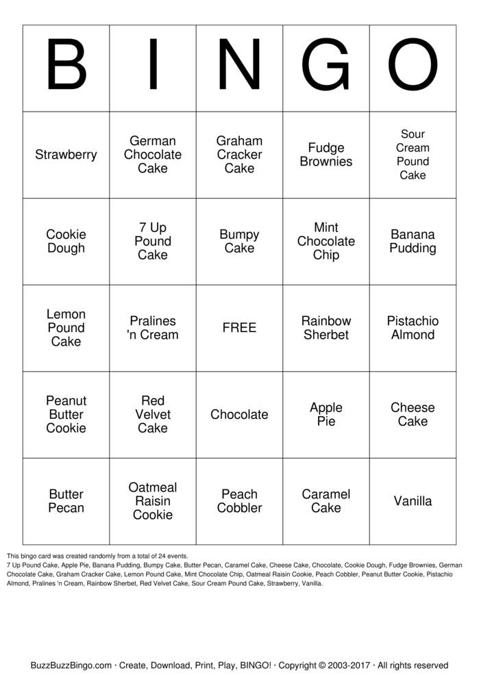Custom Bingo Cards to Download, Print and Customize!