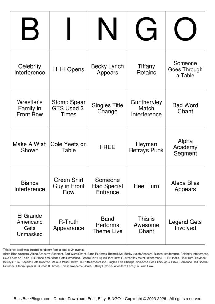 Custom Bingo Cards to Download, Print and Customize!