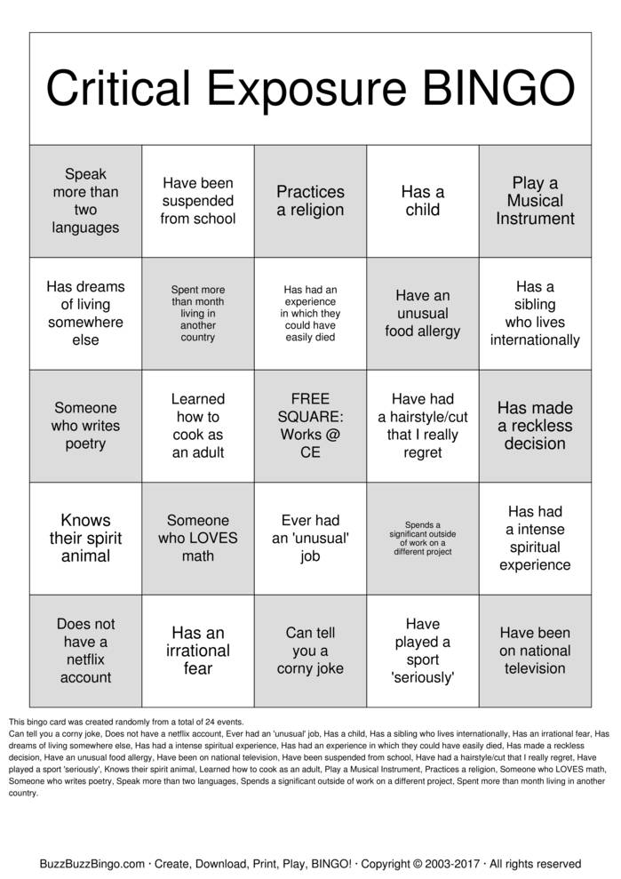 Custom Bingo Cards to Download, Print and Customize!