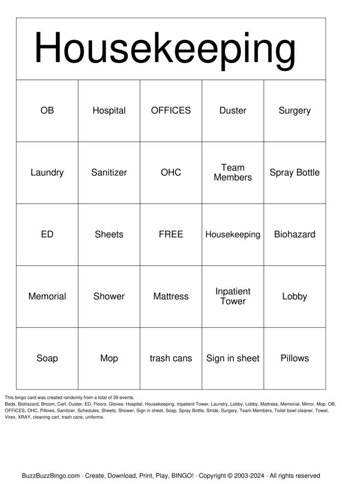 Handwashing Bingo Cards to Download, Print and Customize!