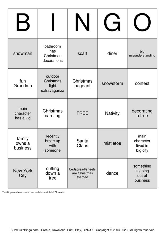 Custom Bingo Cards to Download, Print and Customize!