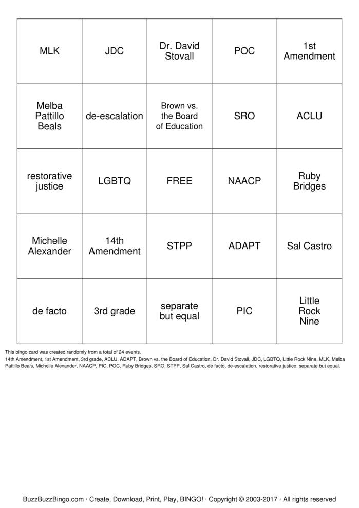 Custom Bingo Cards to Download, Print and Customize!