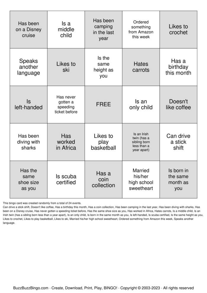 Employee Engagement Bingo Cards to Download, Print and Customize!