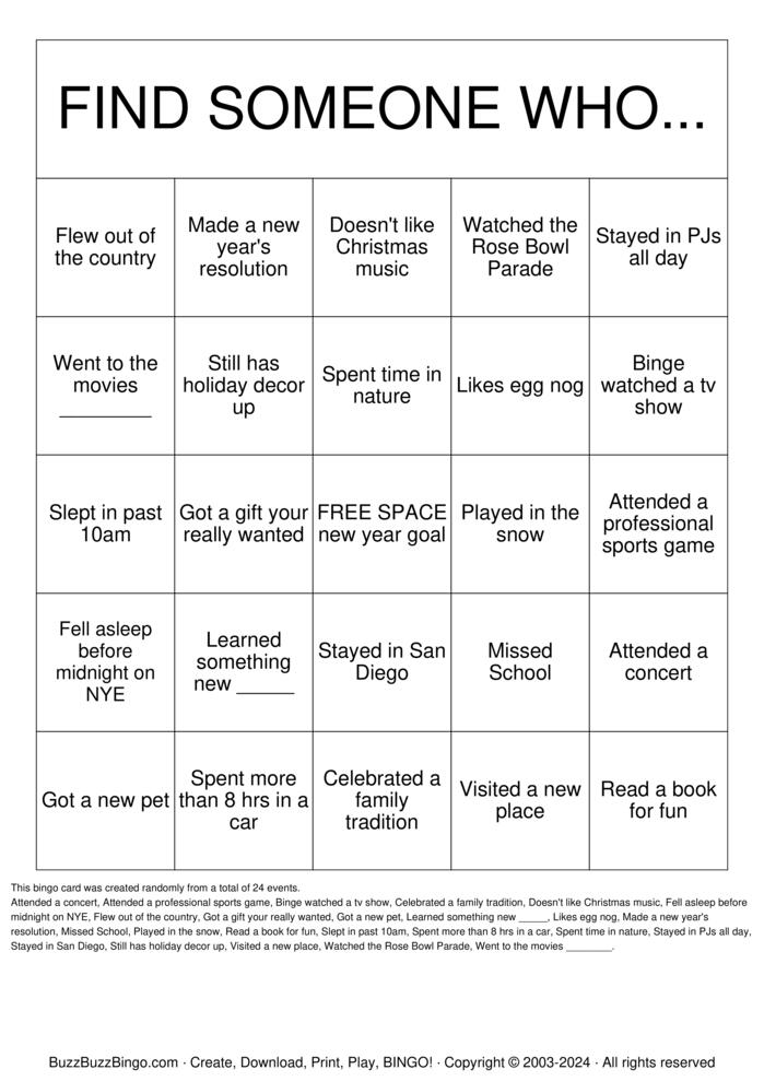 Winter Break Bingo Cards to Download, Print and Customize!