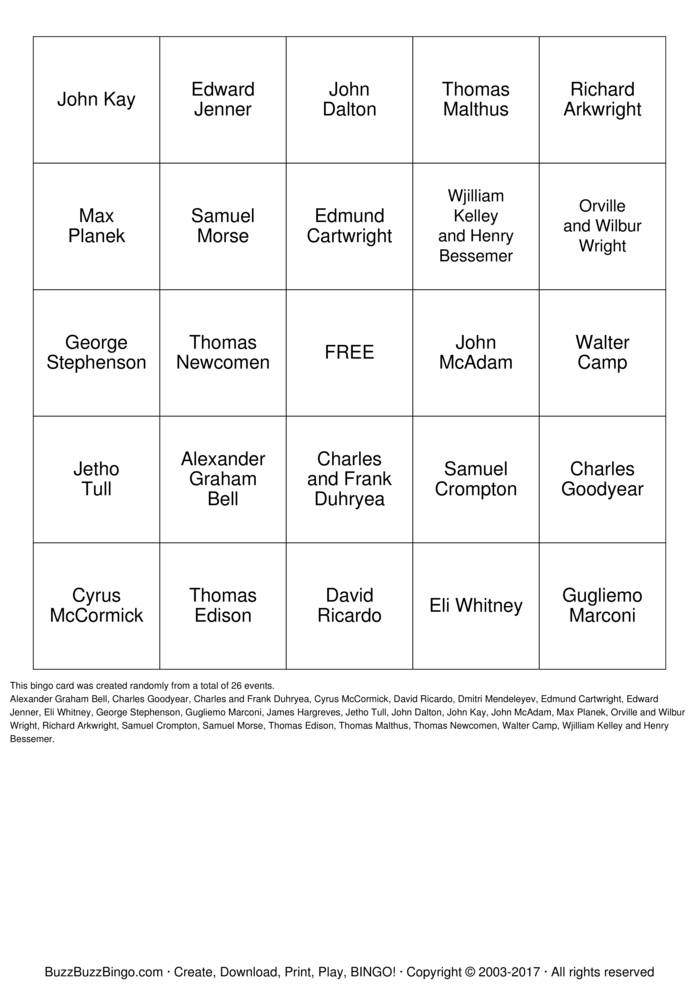 Custom Bingo Cards to Download, Print and Customize!