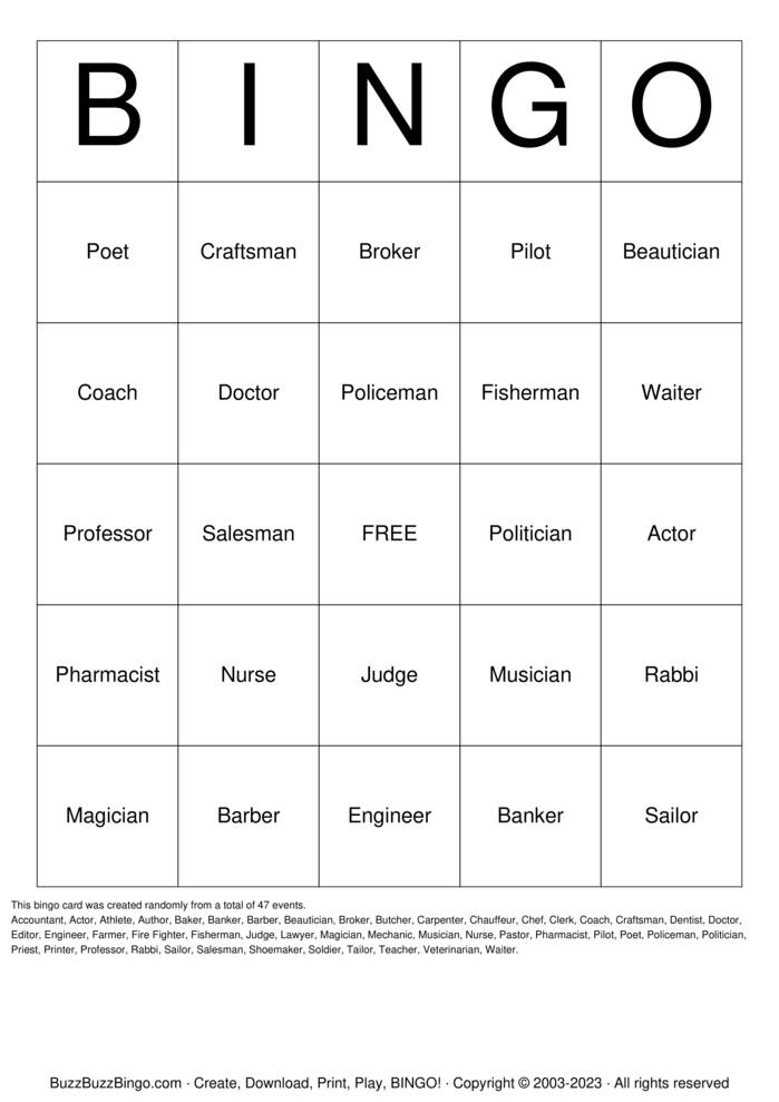 Hand Safety Bingo Cards to Download, Print and Customize!