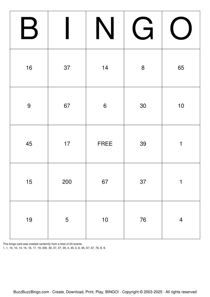 Order of Operations Bingo Cards to Download, Print and Customize!