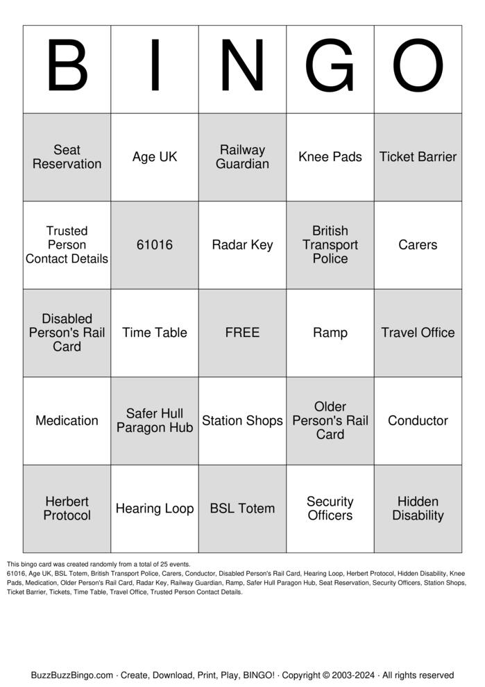 Bingo Cards to Download, Print and Customize!