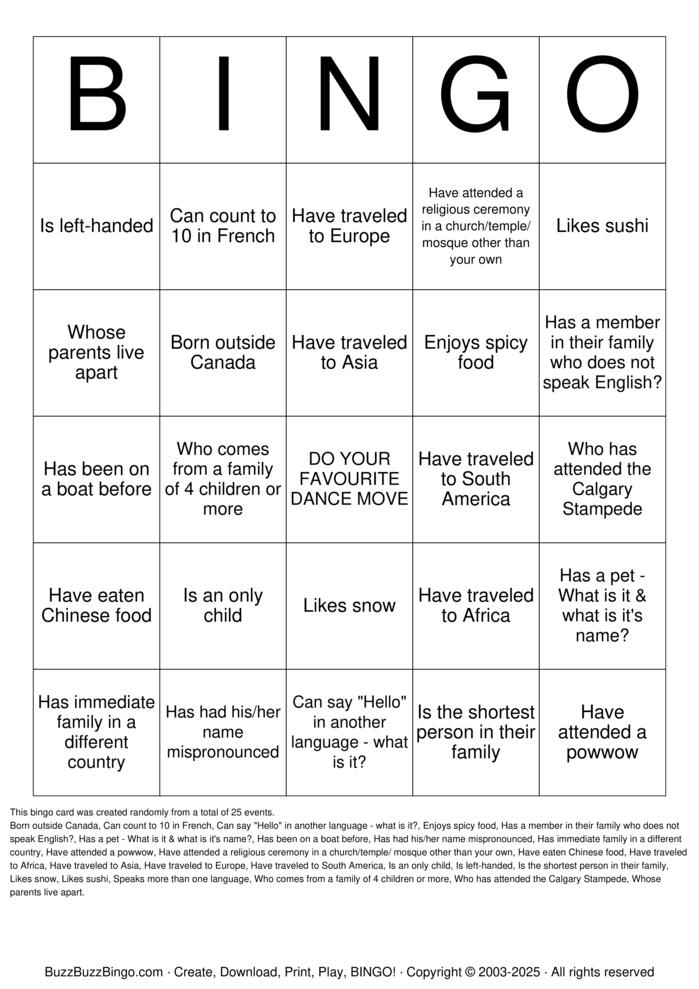 Diversity Bingo Cards to Download, Print and Customize!