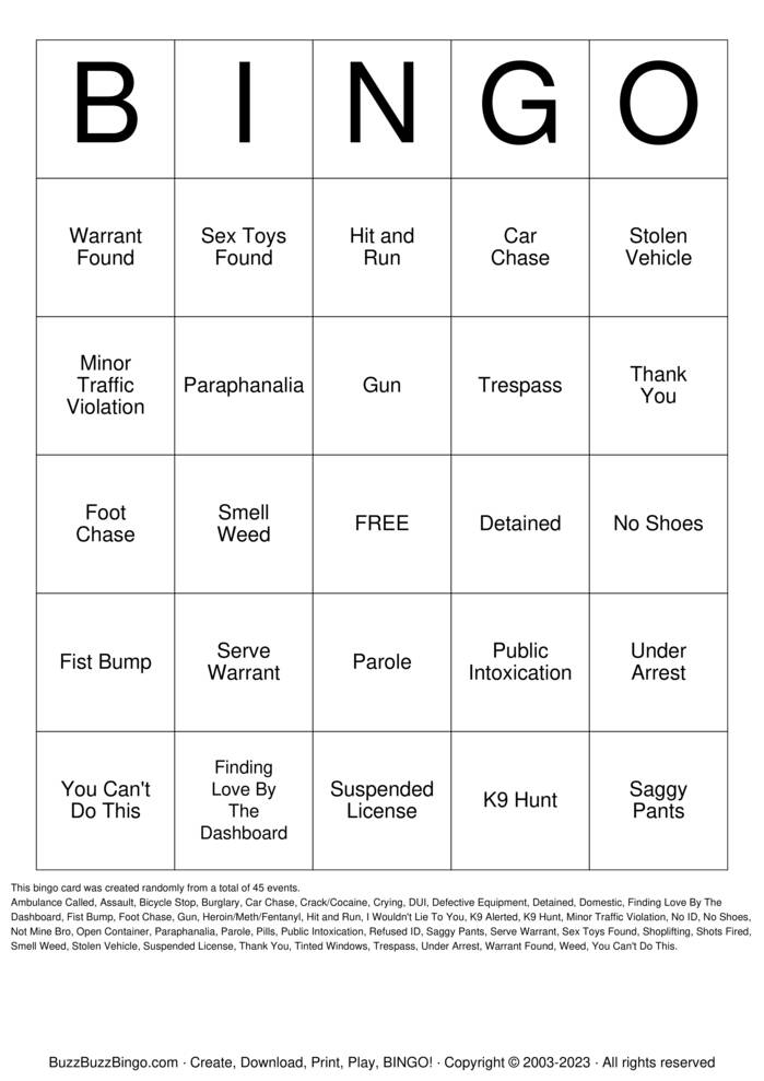 OP Live Bingo Bingo Cards to Download, Print and Customize!