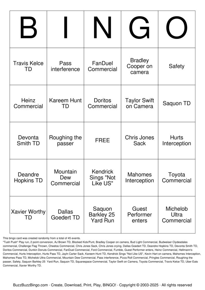 Custom Bingo Cards to Download, Print and Customize!
