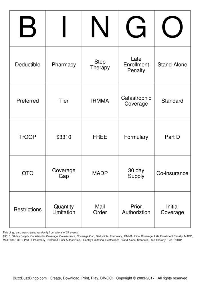 Custom Bingo Cards to Download, Print and Customize!
