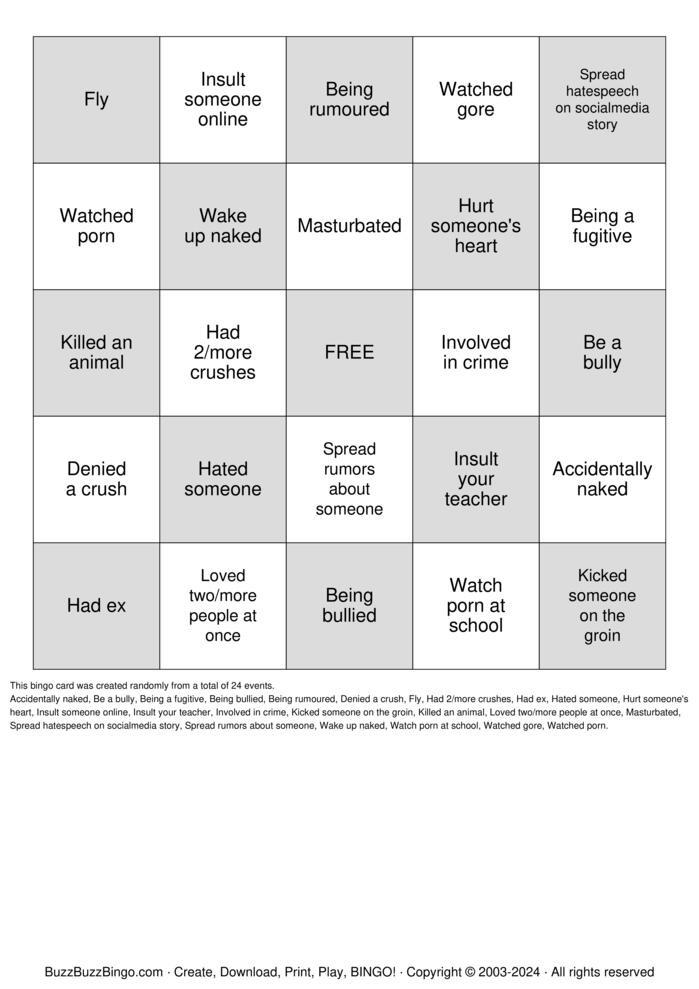 Dont Lie Bingo Cards to Download, Print and Customize!