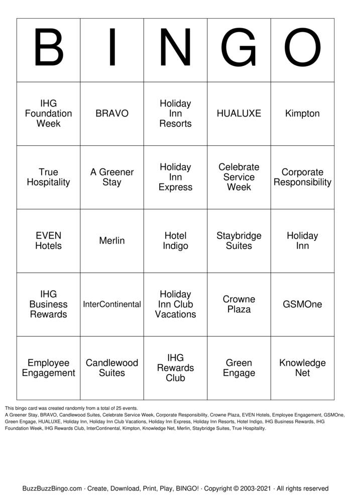 GSM Bingo Bonanza Bingo Cards to Download, Print and Customize!