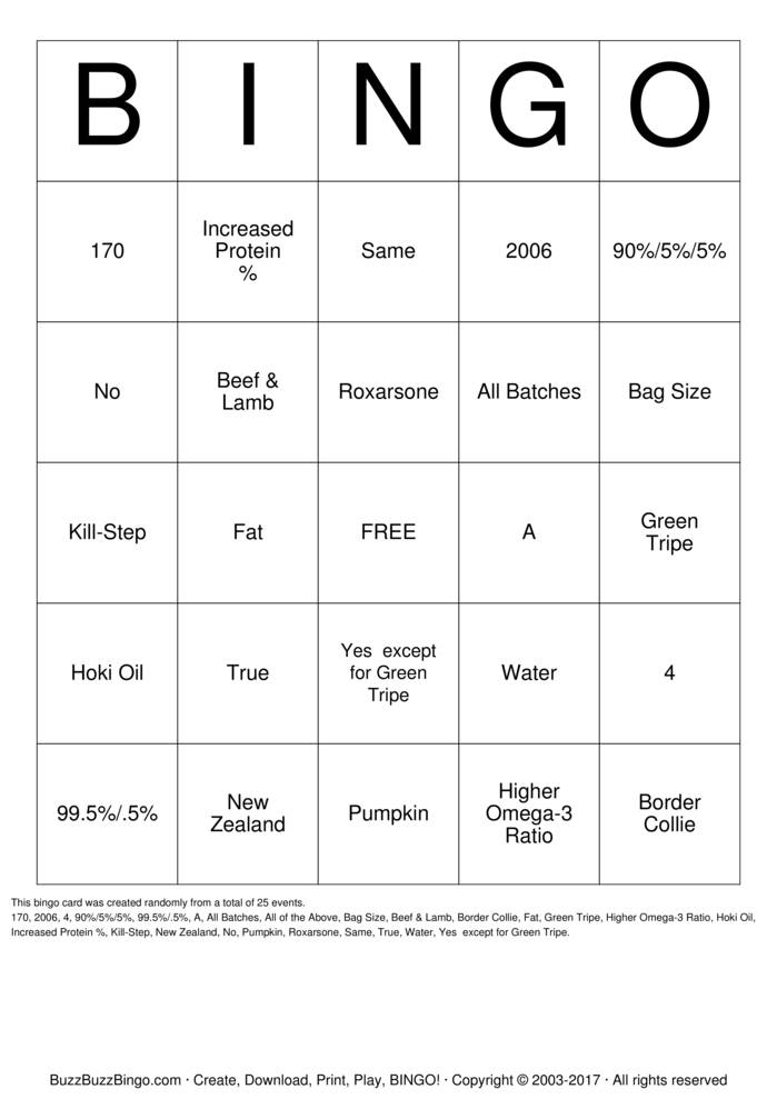 Custom Bingo Cards to Download, Print and Customize!
