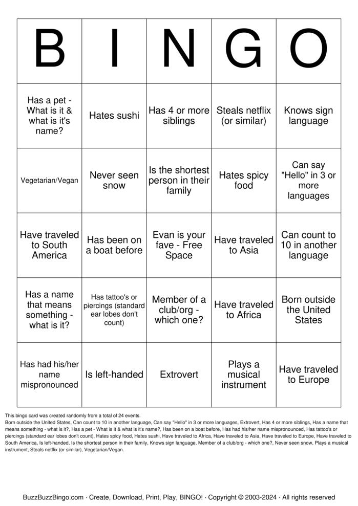 Diversity Bingo Cards to Download, Print and Customize!