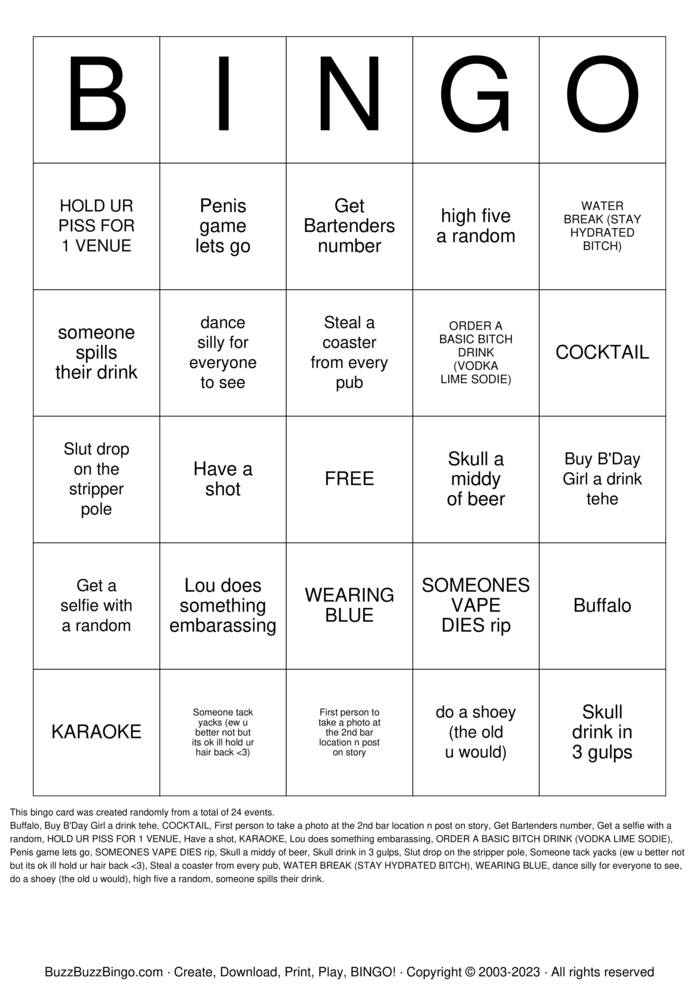 Bar Bingo Bingo Cards To Download Print And Customize Bar Bingo Bingo Cards To Download Print And Customize