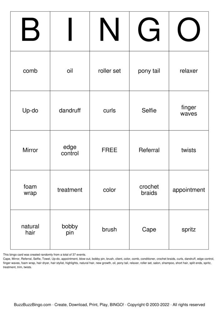 Custom Bingo Cards to Download, Print and Customize!