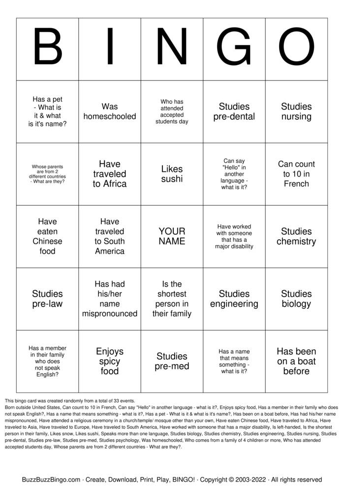 Diversity Bingo Cards to Download, Print and Customize!