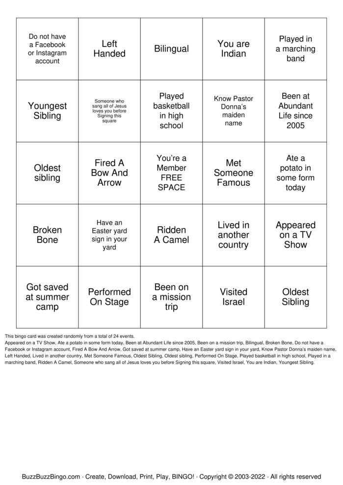 Diversity Bingo Cards to Download, Print and Customize!