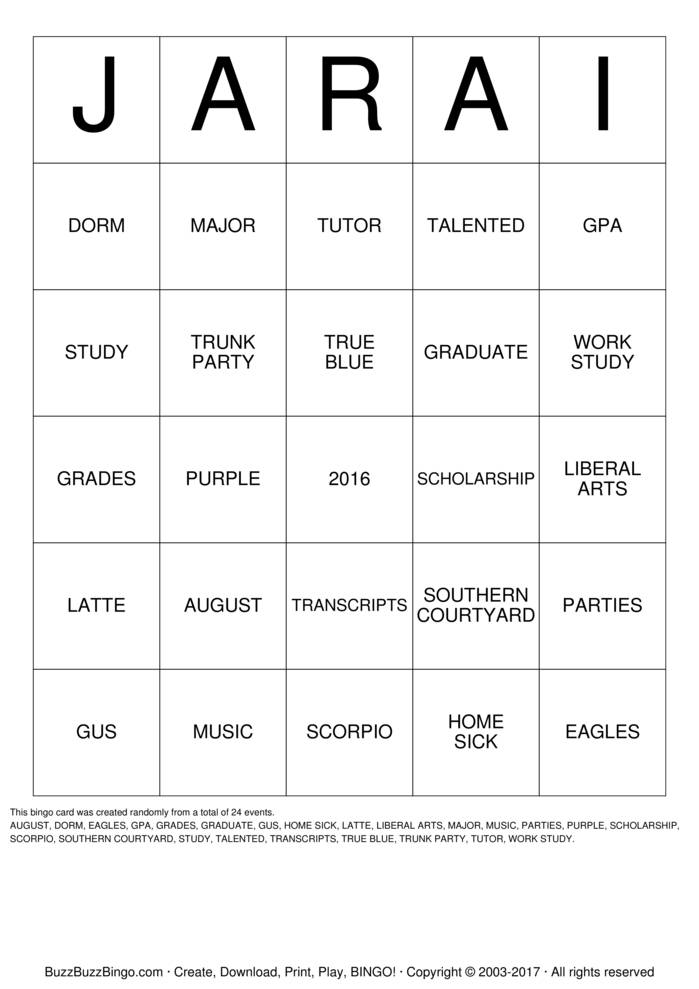 College Bingo Cards To Download Print And Customize college-bingo-cards-to-download-print-and-customize
