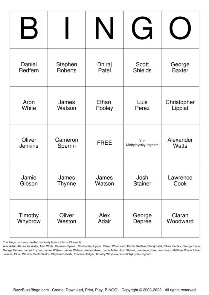 Custom Bingo Cards to Download, Print and Customize!