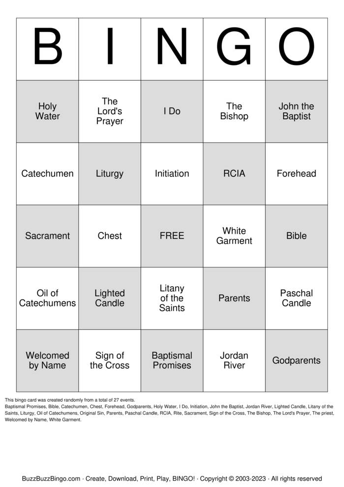 prayer Bingo Cards to Download, Print and Customize!