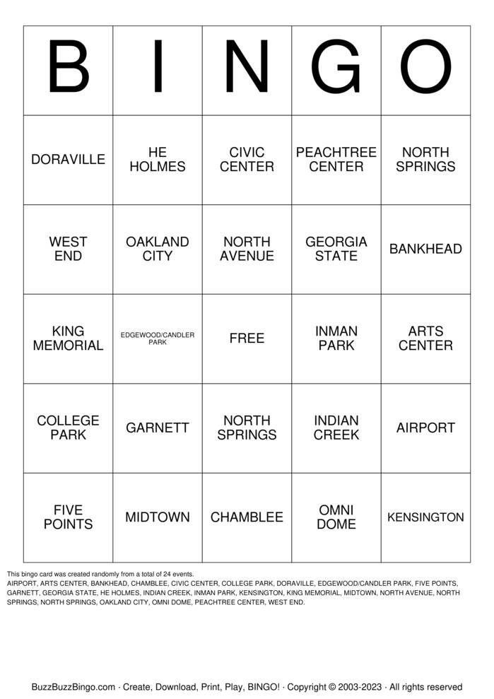 Custom Bingo Cards to Download, Print and Customize!