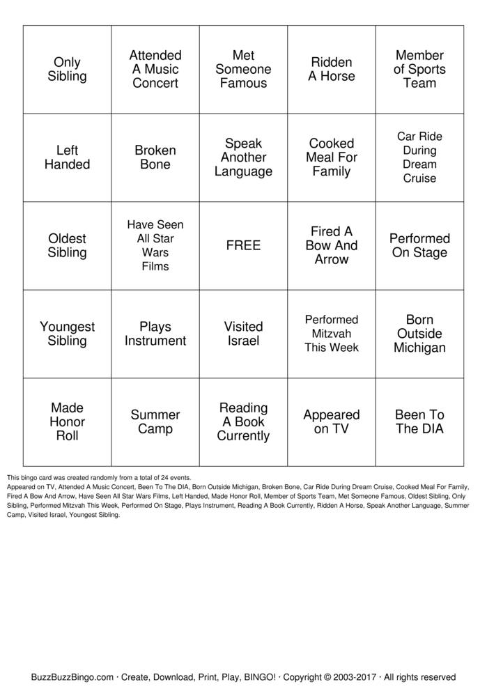 Diversity Bingo Cards To Download Print And Customize 