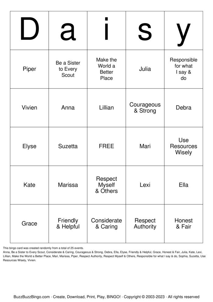 Custom Bingo Cards to Download, Print and Customize!