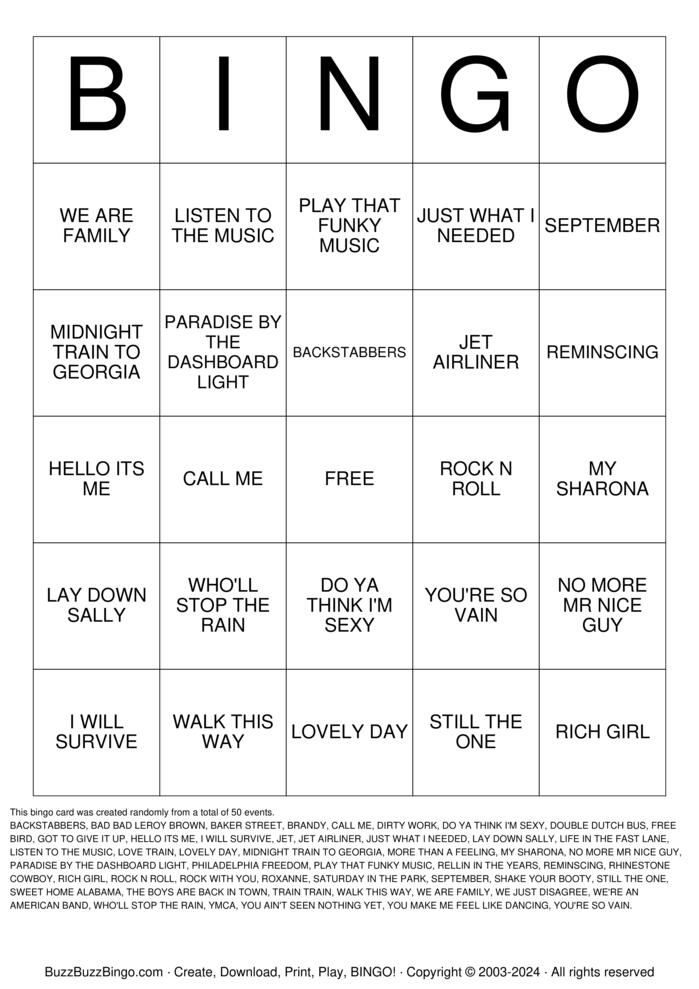 Custom Bingo Cards to Download, Print and Customize!
