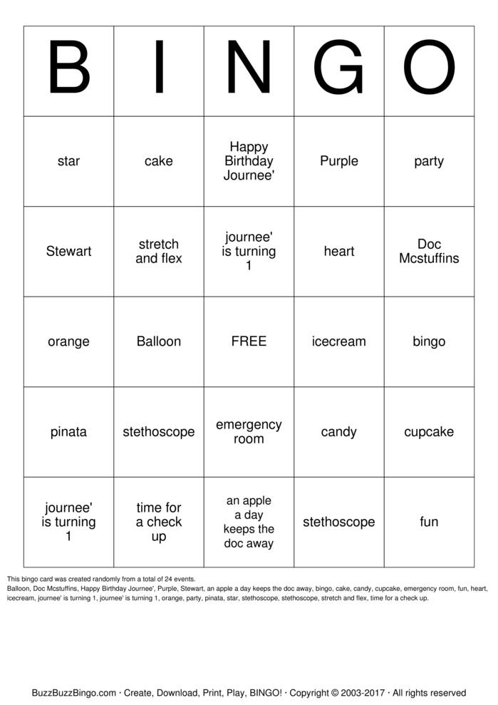 Custom Bingo Cards to Download, Print and Customize!
