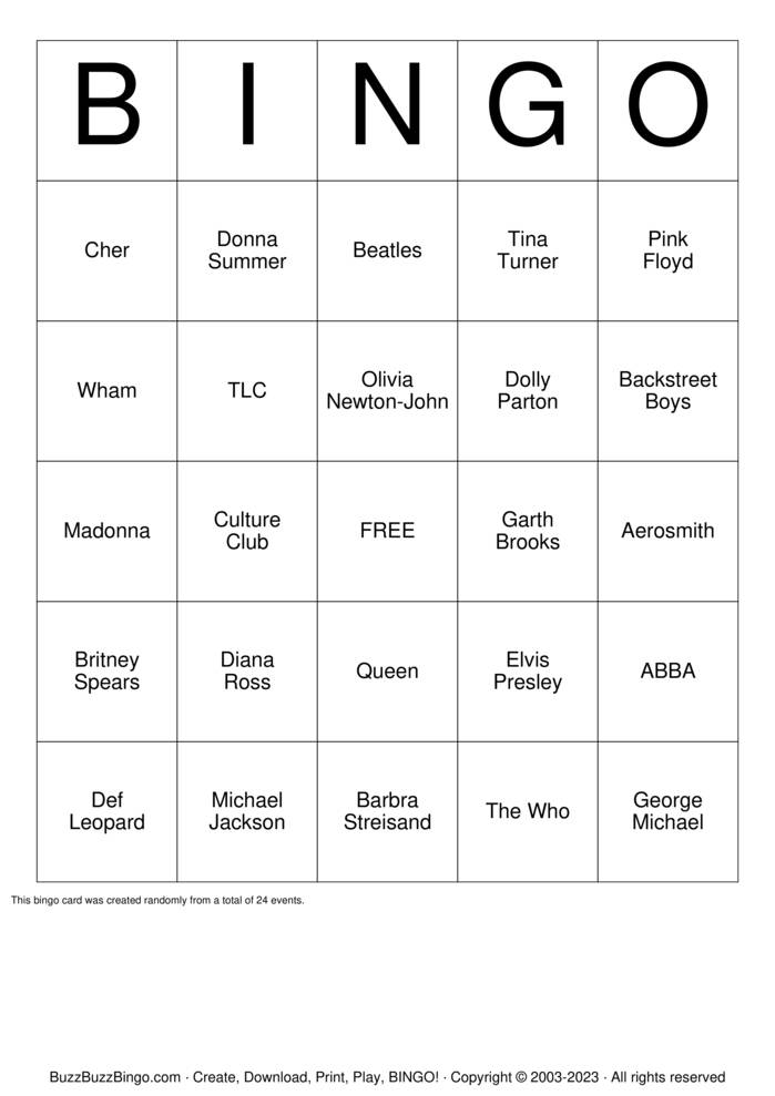 Guess Who Bingo Cards to Download, Print and Customize!