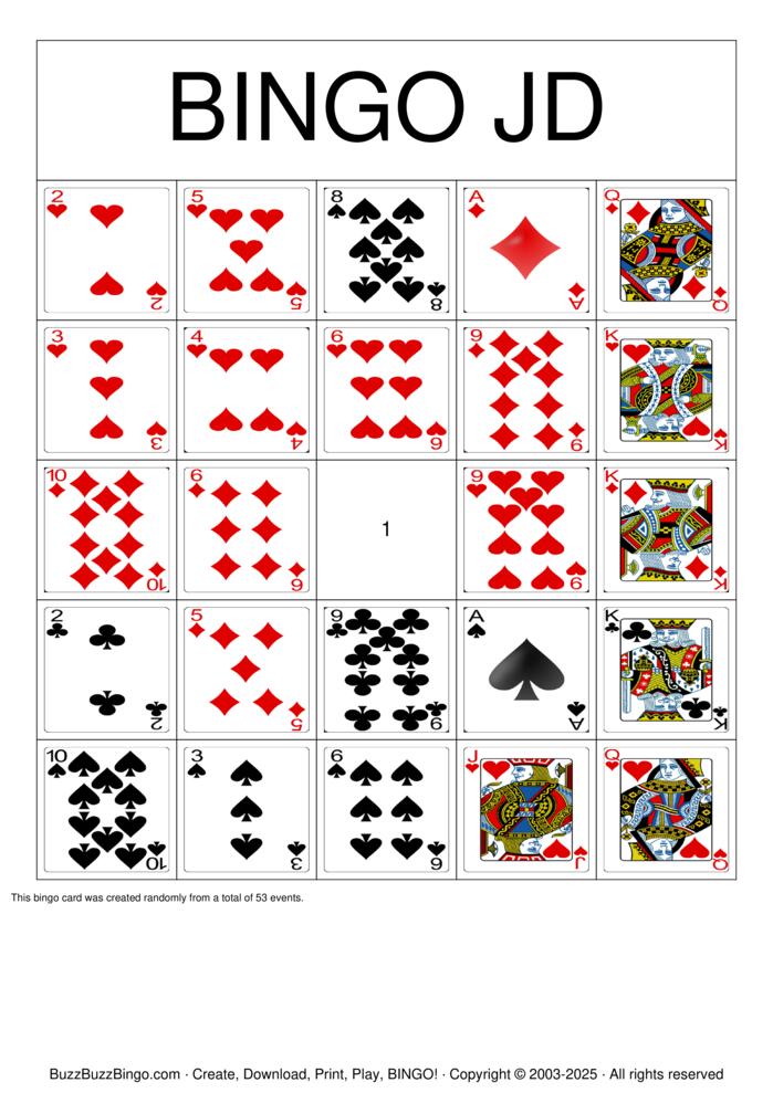 Pokeno 2 Bingo Cards to Download, Print and Customize!