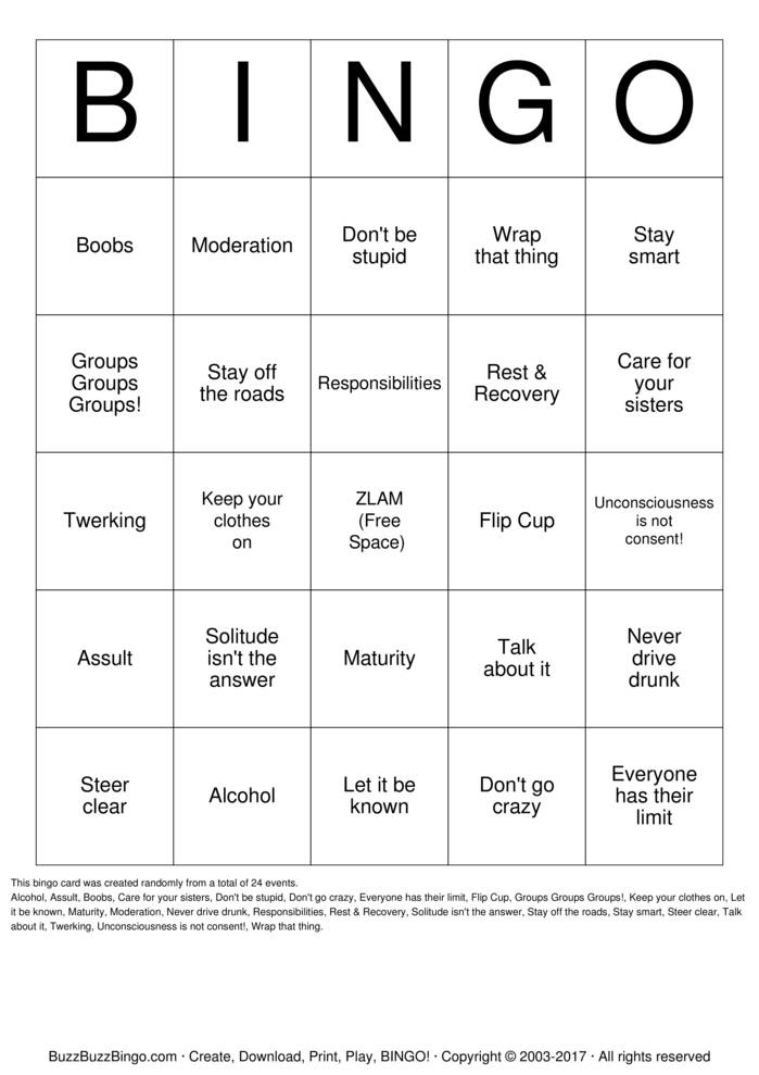 Risk Management Buzzword Bingo Cards to Download, Print and Customize!