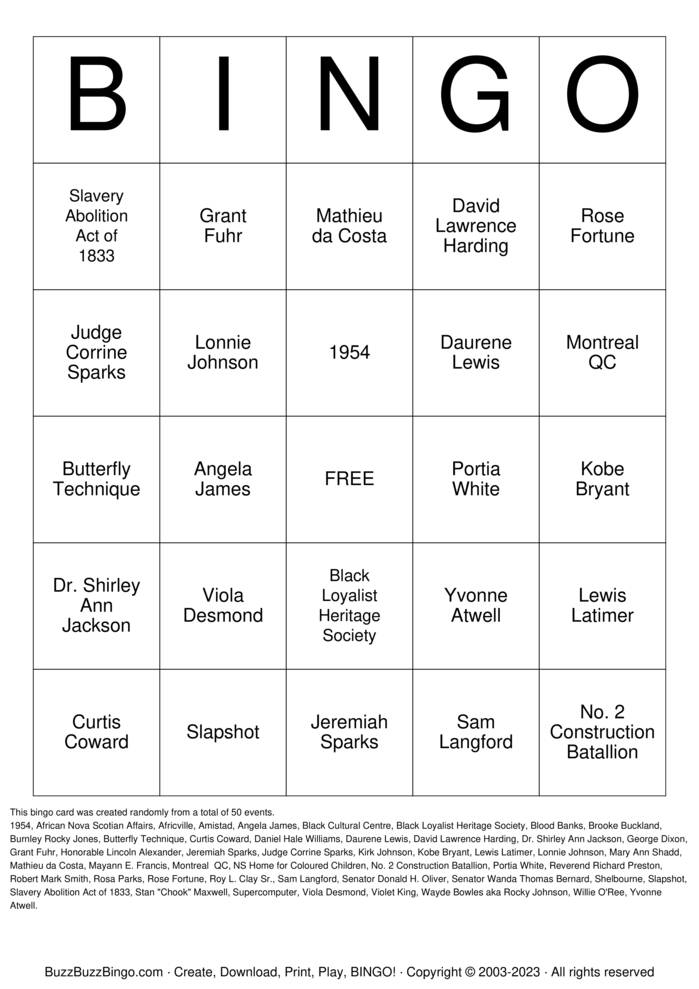 Trivia Bingo Cards to Download, Print and Customize!